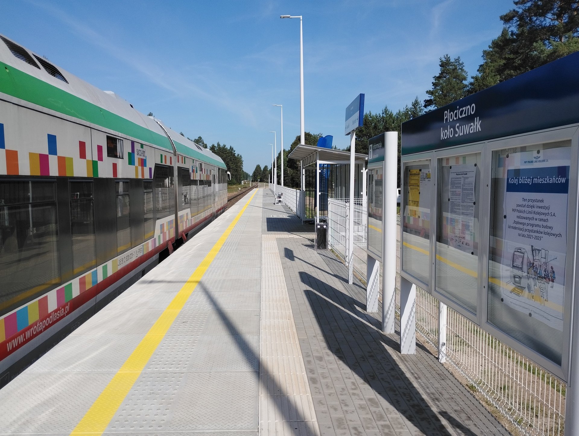 Kolejne wygodne przystanki na linii z Sokółki do Suwałk - PKP Polskie ...