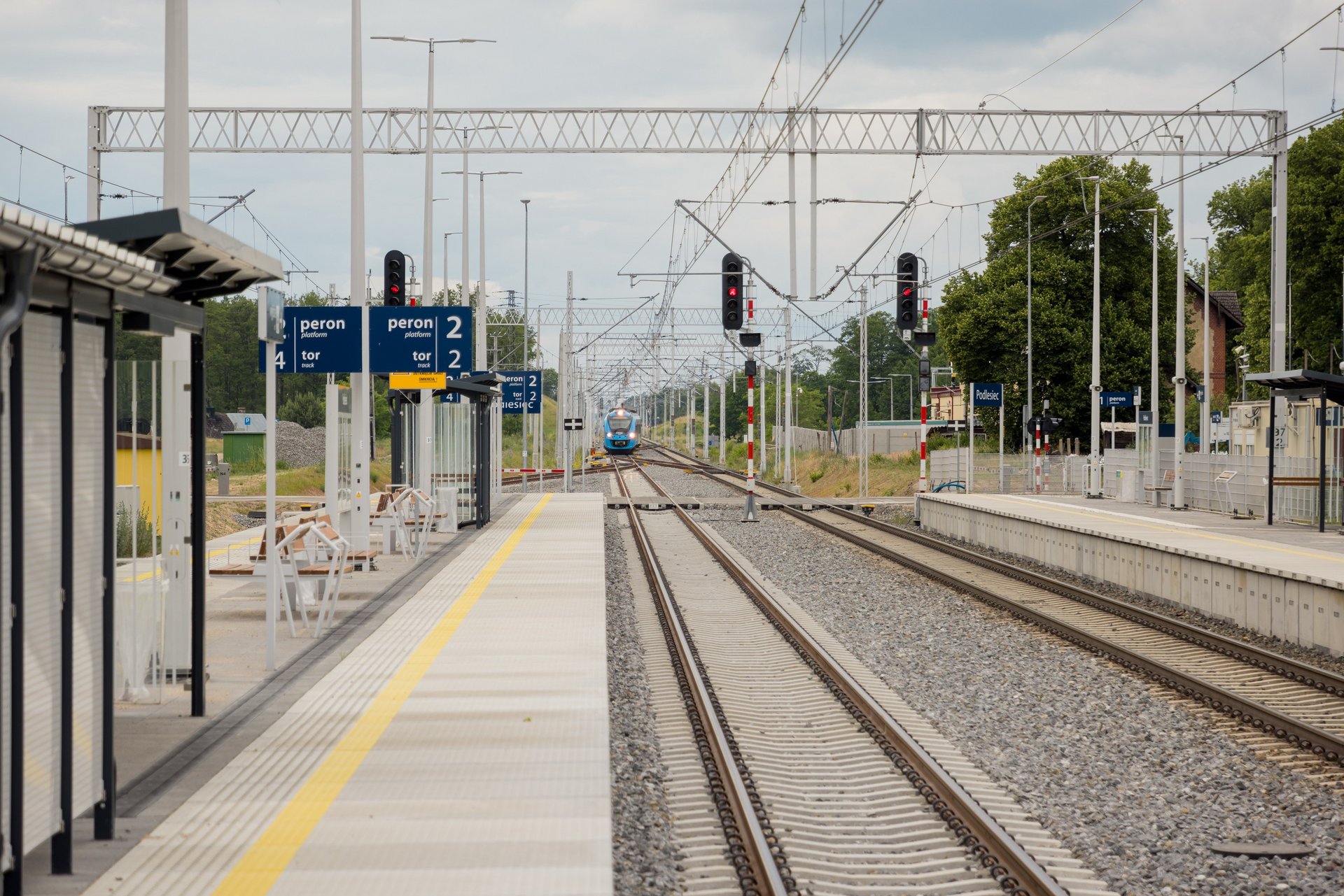 Nowe perony i lepszy dostęp do pociągów na linii Poznań - Szczecin - PKP Polskie Linie Kolejowe S.A.