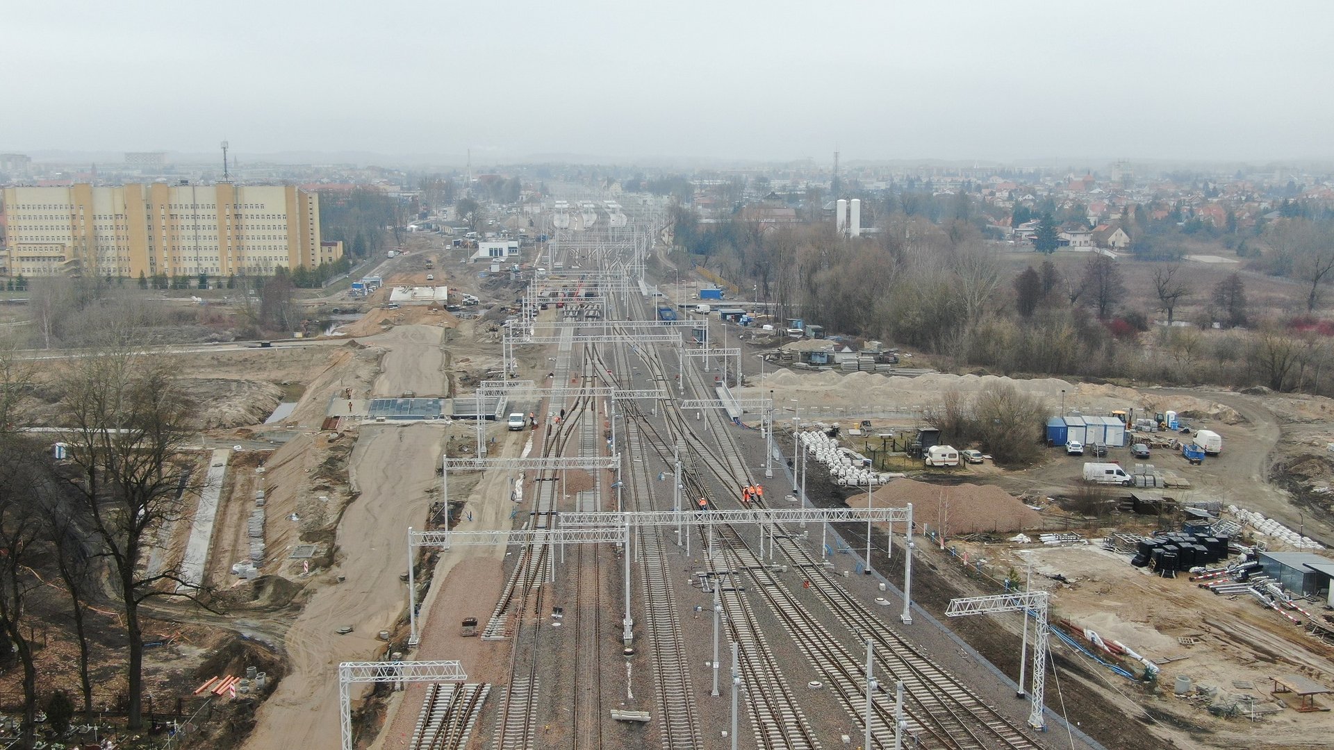Rail Baltica – postępują prace na stacji i wiaduktach w Ełku [FOTOGALERIA] - PKP Polskie Linie ...