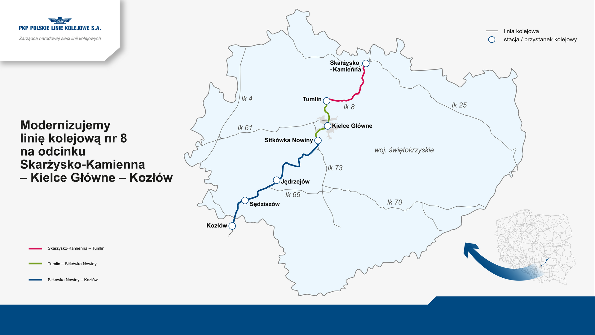 Zmodernizujemy najważniejszą linię kolejową w województwie ...