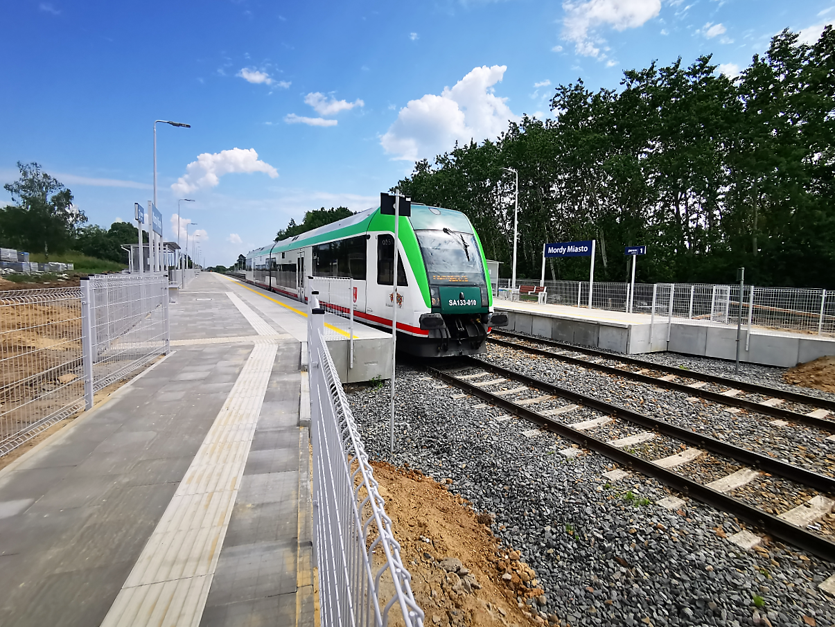 Mazowsze – wygodniej z nowych peronów na przystanku Mordy Miasto - PKP ...